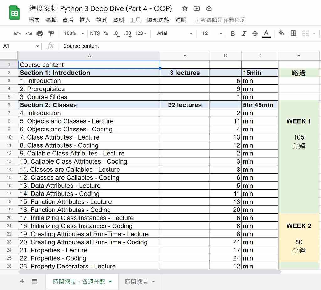 4️⃣ 【共筆】Python OOP 四部曲：進度、筆記和錄影 - 4. OOP - StudyCamp 線上學習論壇